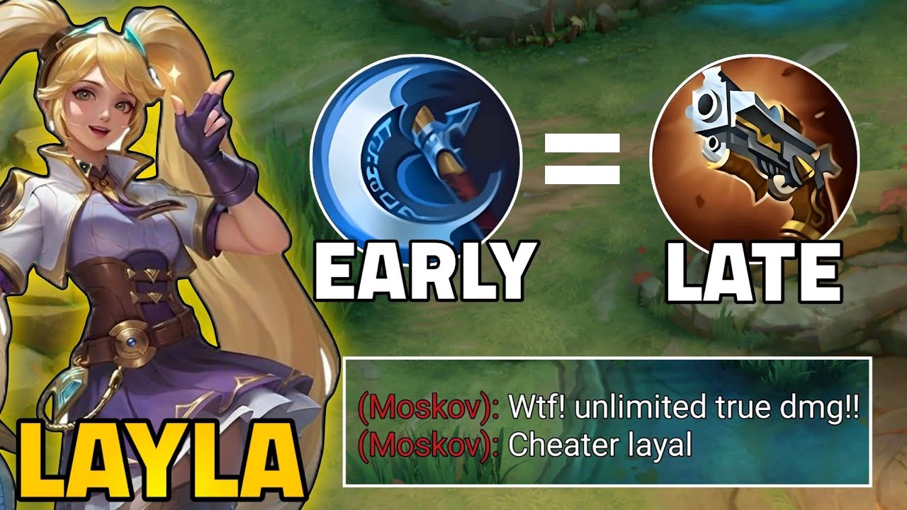 LAYLA ONE HIT DELETE BUILD & EMBLEM | CRIT DAMAGE HACK/ MYTHICAL ...