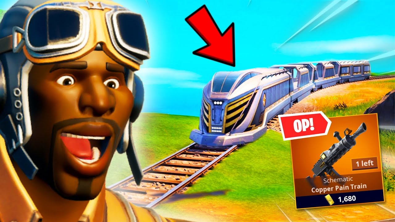 The *OP* MYTHIC TRAIN Challenge in Fortnite! (Chapter 5) - YouTube