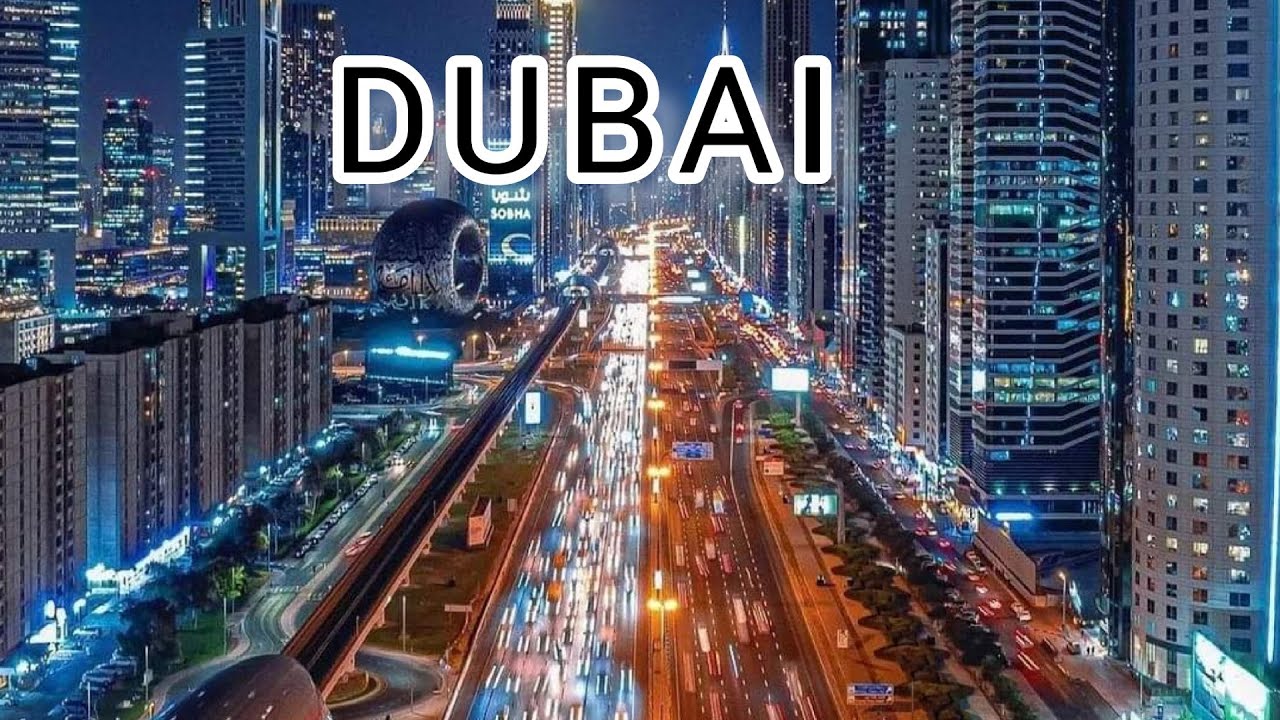 Sheikh Zayed Road, Dubai Night Walking Tour, United Arab Emirates - YouTube
