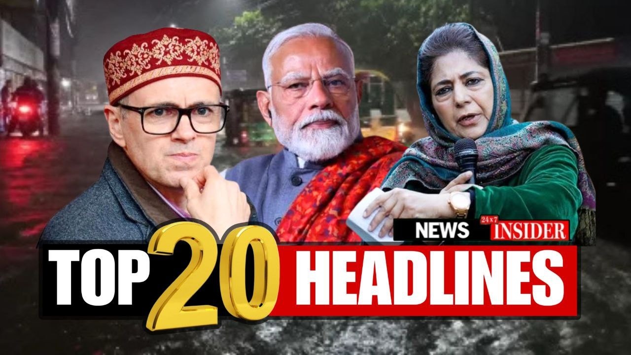 #Watch: SuperFast Top 20 Headlines | News Insider 24x7 - YouTube