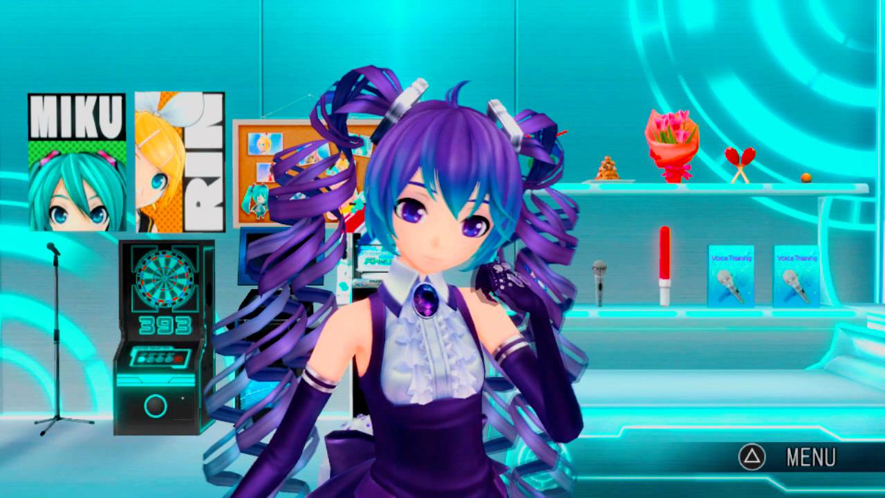Project Diva X - Home Page Idle Animations - YouTube