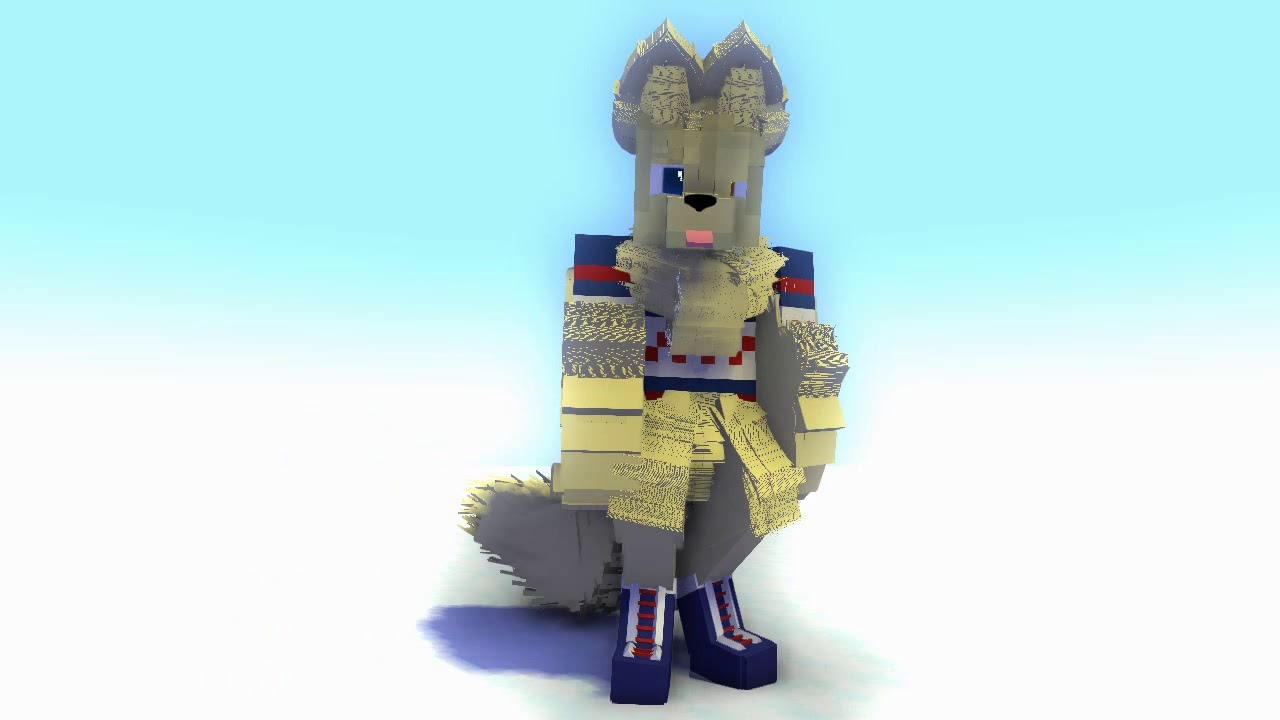 Fluffy doggo (Minecraft animation) - YouTube