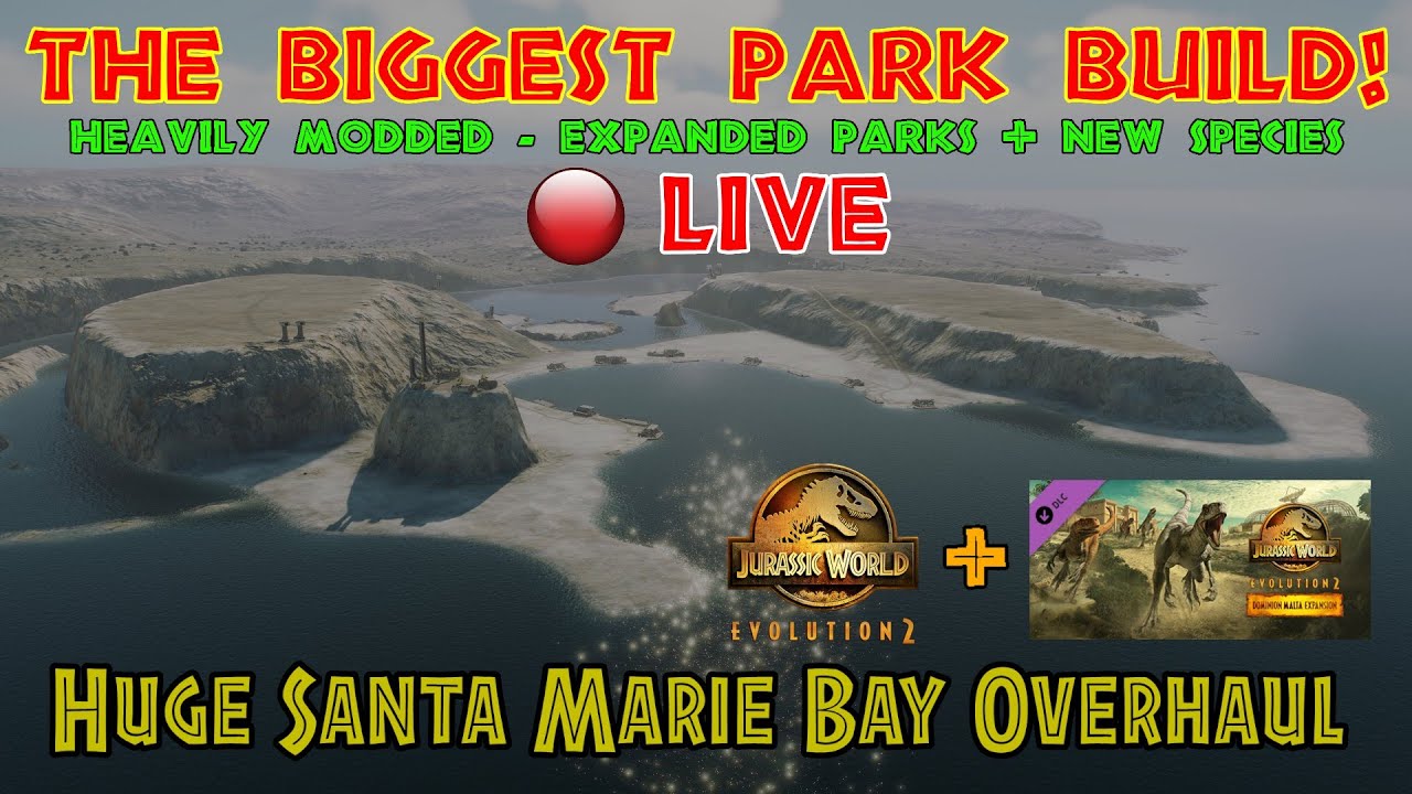 🔴 The BIGGEST Park Build on Youtube - Heavily Modded - Malta + ALL DLC ...