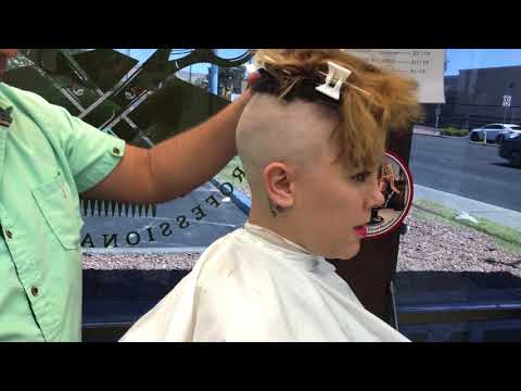 Shannon LV: She Gets a Super Short Undercut Bob w/ Bangs (YT Original)