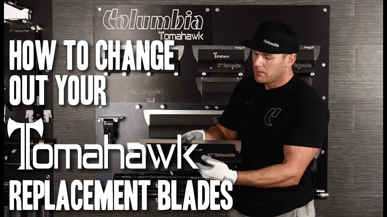 How To Change Your Tomahawk Replacement Blades - YouTube