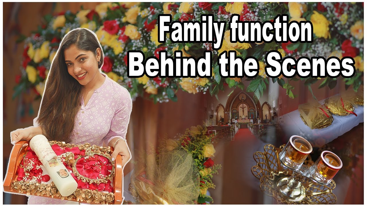 Family Function Behind The Scenes - YouTube