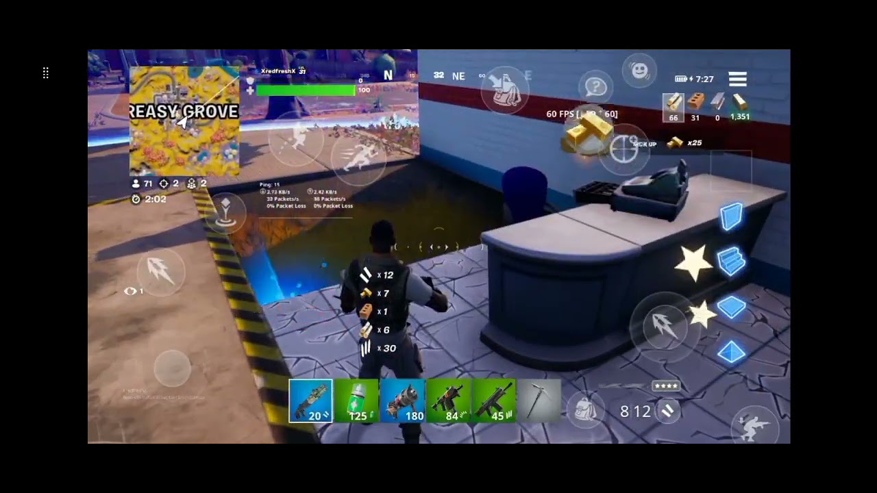 fortnite mobile gameplay... - YouTube
