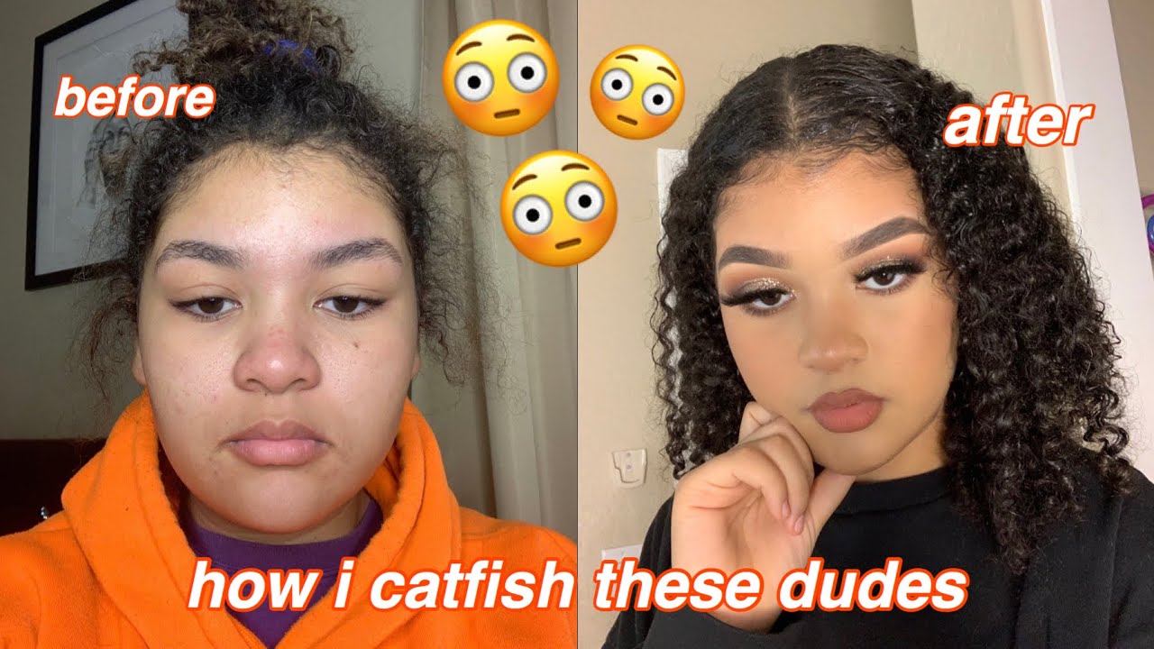 how i CATFISH these dudes; a makeup tutorial - YouTube
