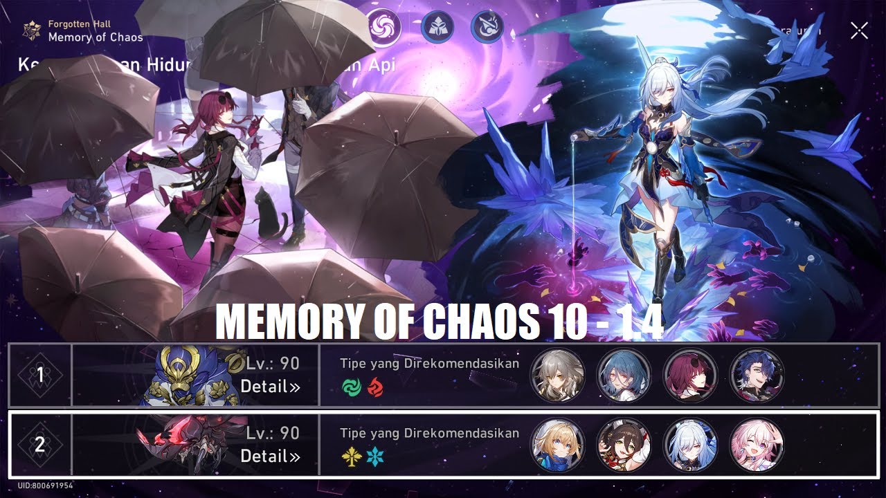 Memory of Chaos 10 - HSR 1.4 - YouTube