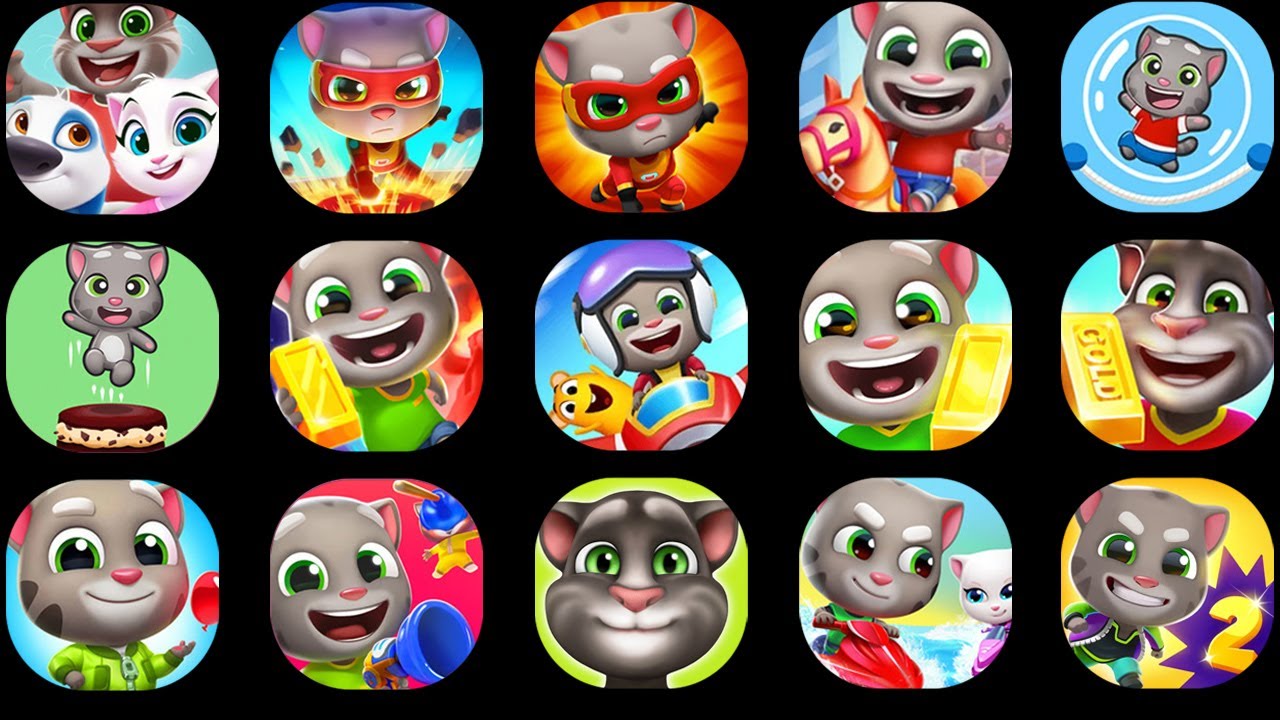 Talking Tom Friends2 , Tom Fly Run,Tom Gold Run,Tom Hero,Tom Jetski ...