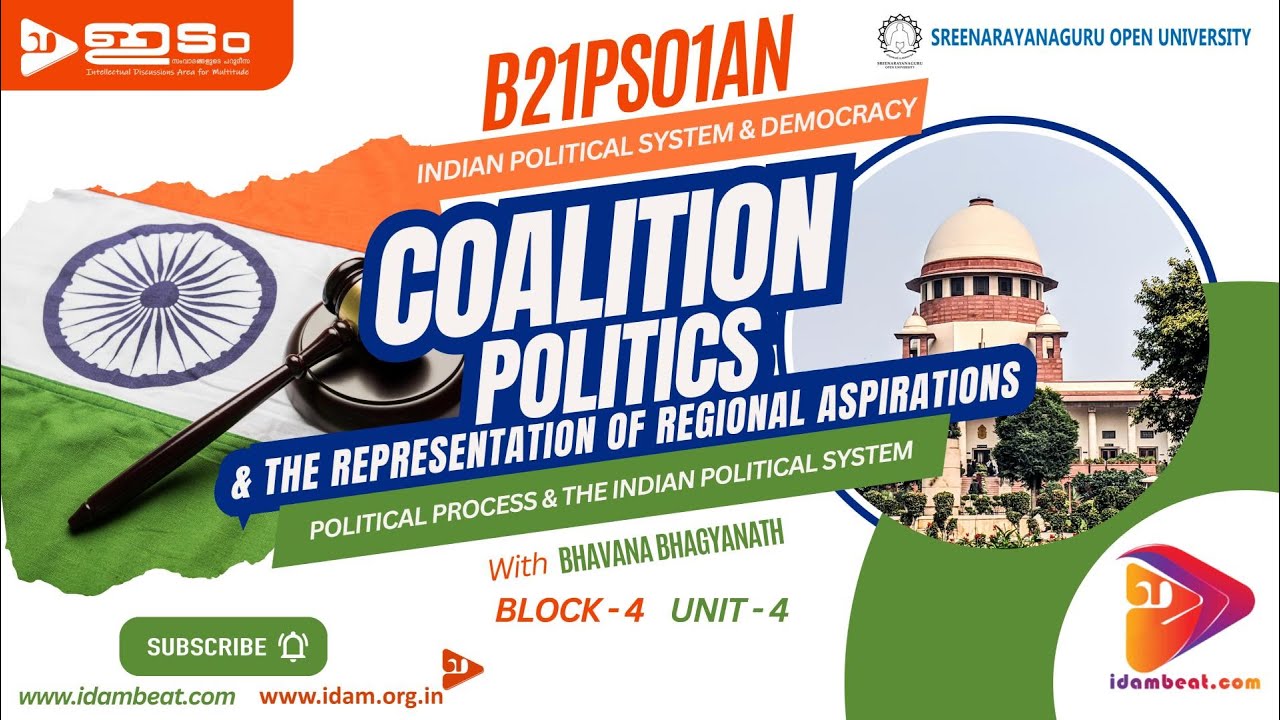 COALITION POLITICS | REGIONAL ASPIRATIONS | INDIAN POLITICAL SYSTEM ...