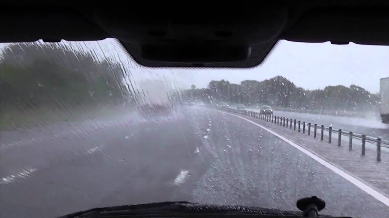 Rain repellent 50 50 - Clear view during rain - YouTube