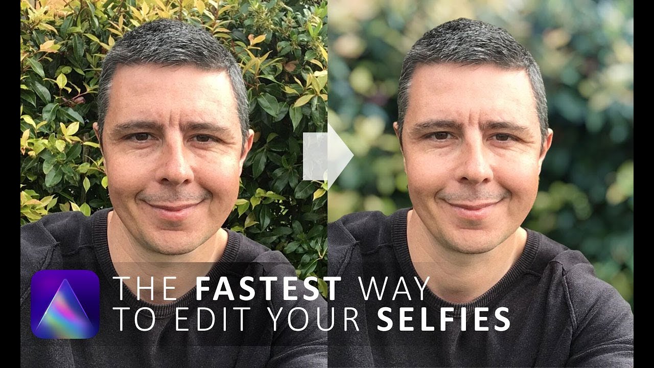 The FASTEST way to edit your Selfies - YouTube