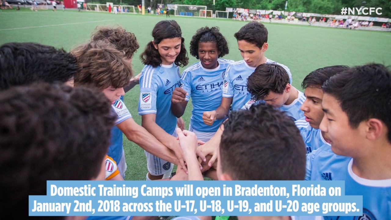 NYCFC Academy Players join USMNT Youth Training Camps - YouTube