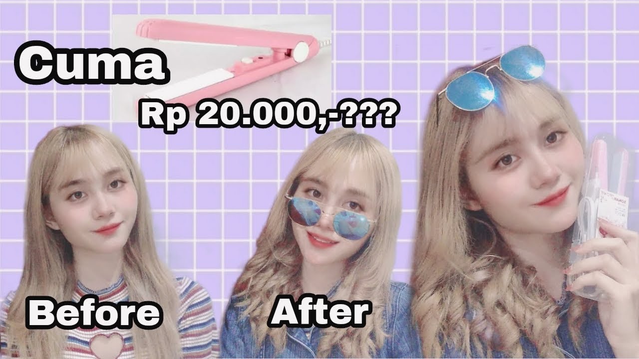 REVIEW CATOK MINI SONAR | CARA CURLY RAMBUT PAKAI CATOK MINI... CUMA 20 ...