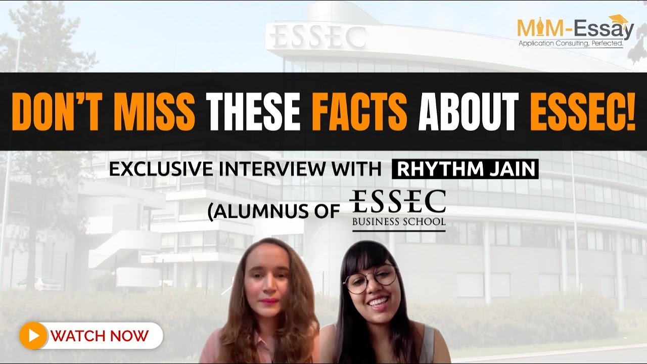 Don't Miss These Facts About ESSEC | MiM-ESSAY | 9 Facts - YouTube