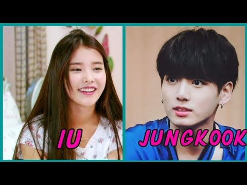BTS's Jungkook and IU Cute moments 😍