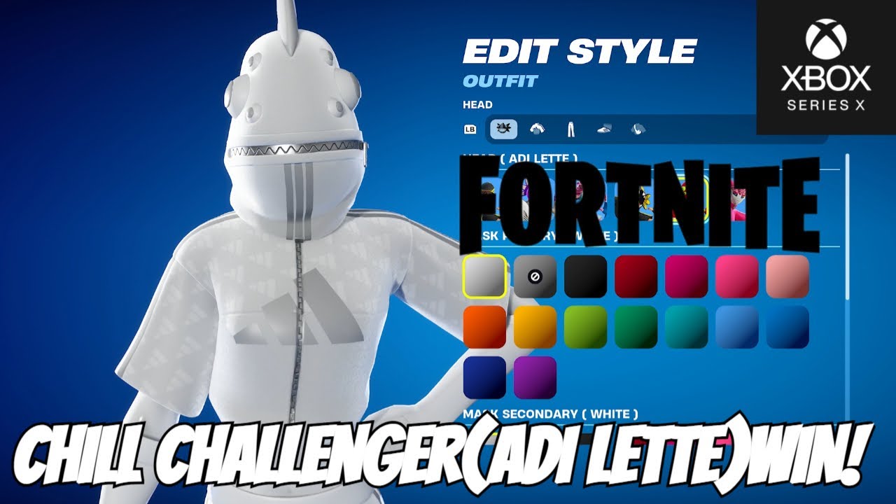 FORTNITE CHILL CHALLENGER(ADI LETTE)WIN! XBOX CHAPTER 6 SEASON 1 - YouTube
