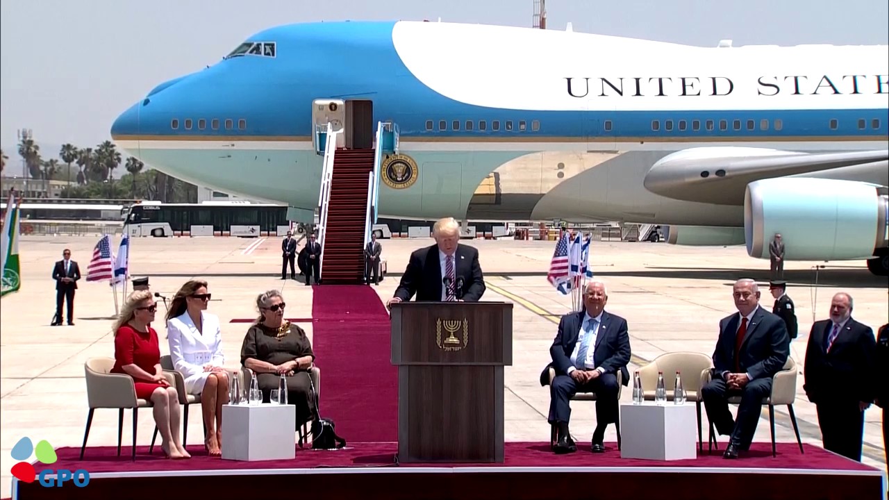 Welcoming Ceremony for US President Trump - YouTube