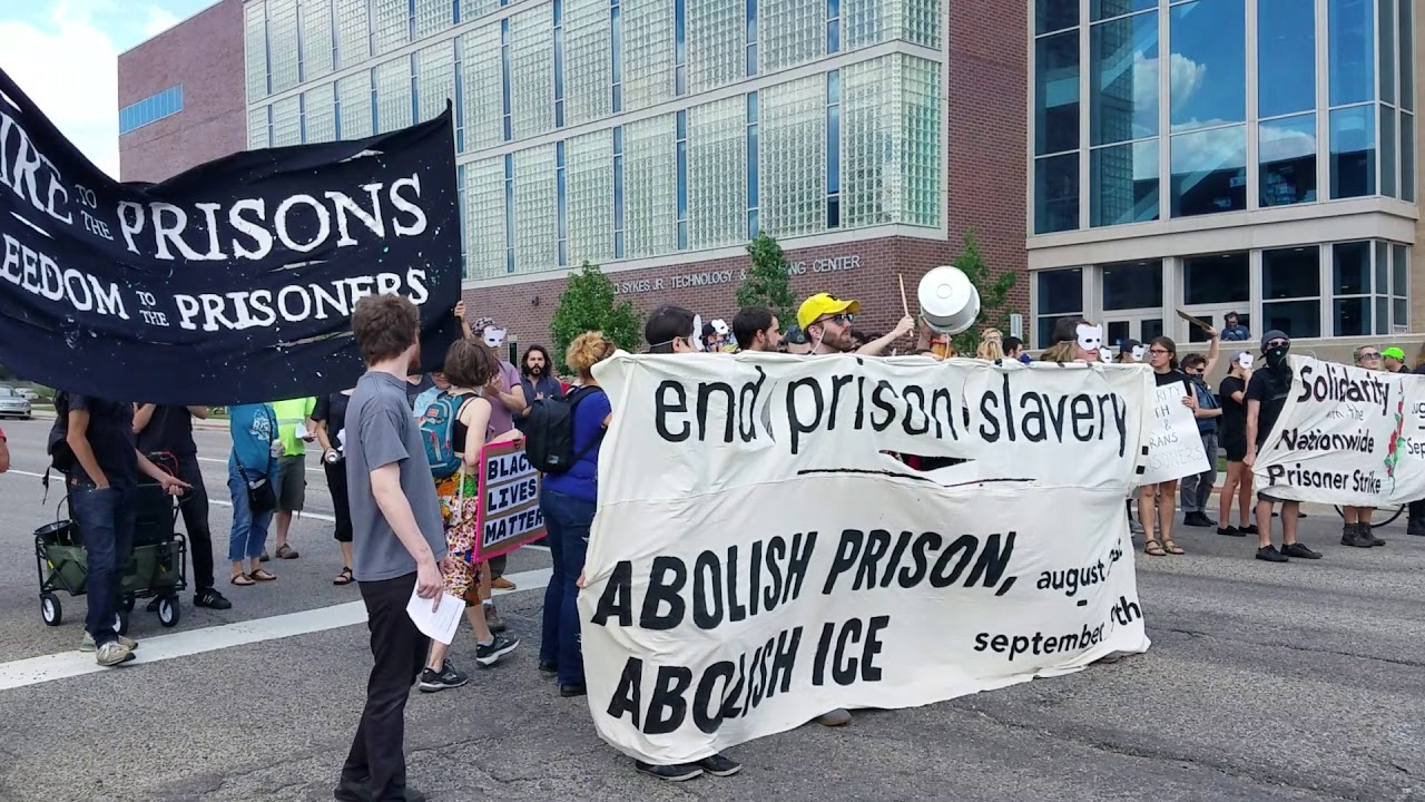 Prison rally 8 23 18 Lansing MI - YouTube