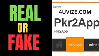 4uvize Com Real Or Fake 4uvize Com Review Pkr2app Review Scam Or Legit ...