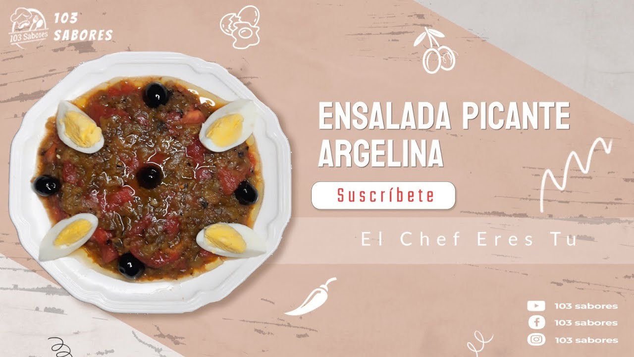 La receta tradicional de Hmiss:Una ensalada con personalidad, sabor y ...