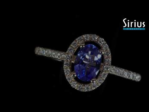 Sirius Pırlanta | Pırlanta ve Tanzanit Taşlı Manyara Yüzük | 23R0185