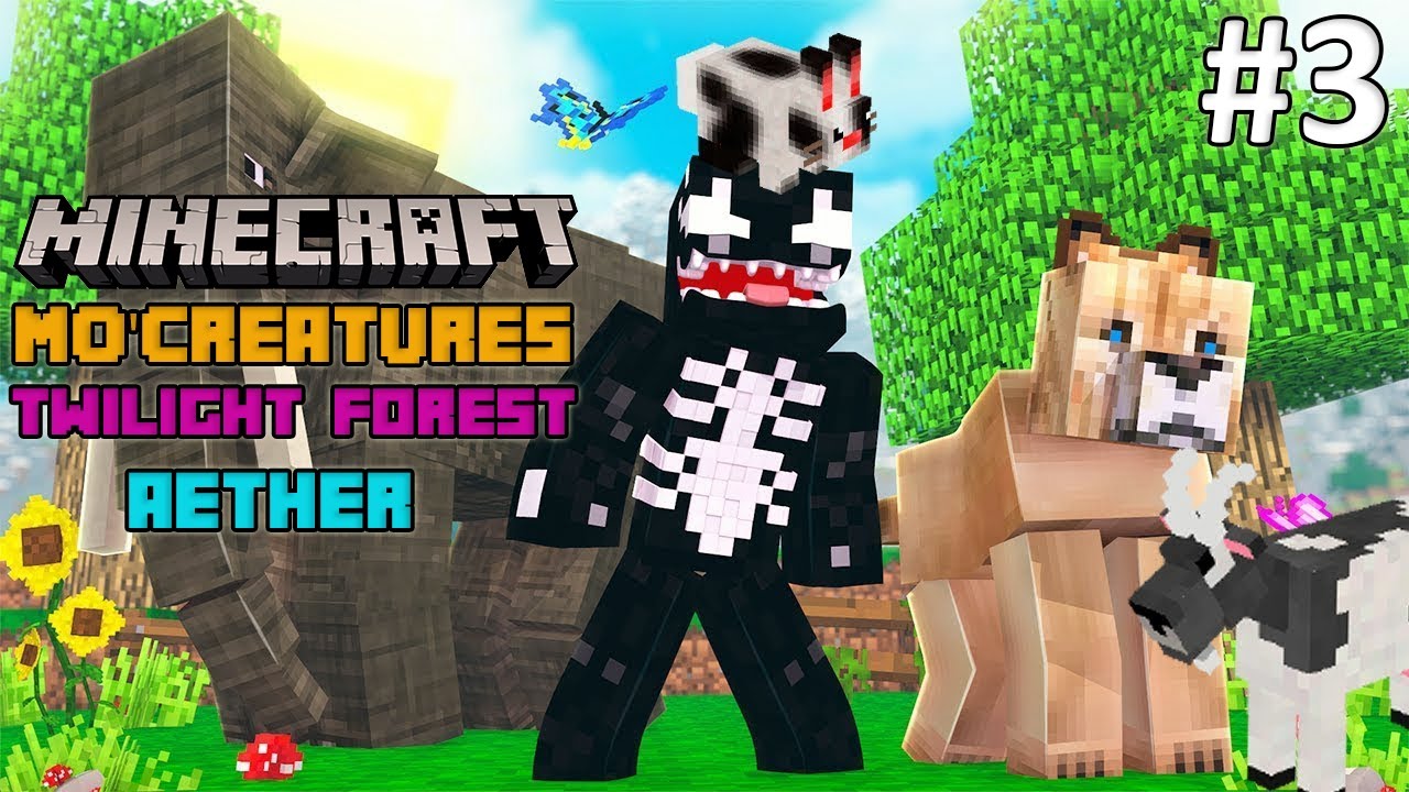 VenomExtreme jogando Minecraft Mo'Creatures, Aether, TwilightForest ...