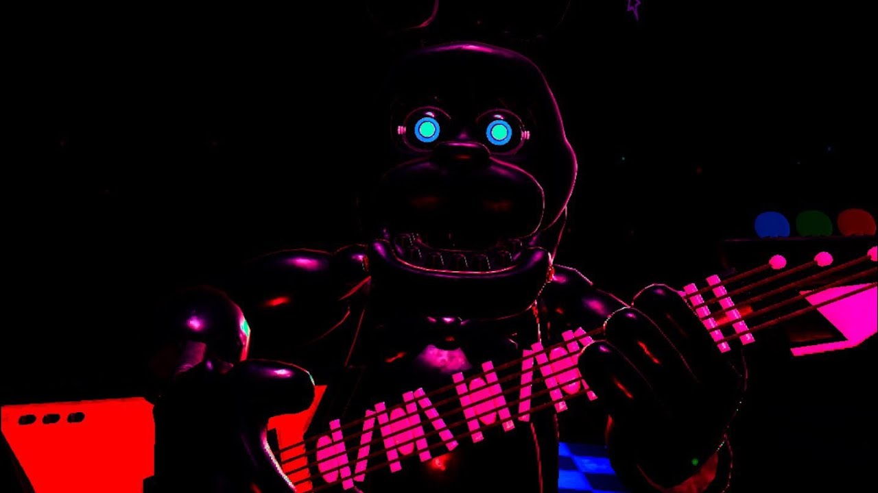 Chilling with a black light Bonnie in FNAF help wanted - YouTube
