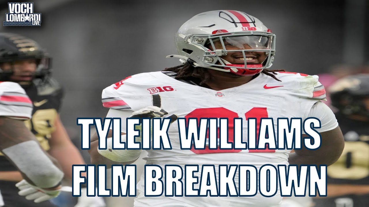 Detroit Lions draft DT Tyleik Williams || 2025 NFL Draft Film ...