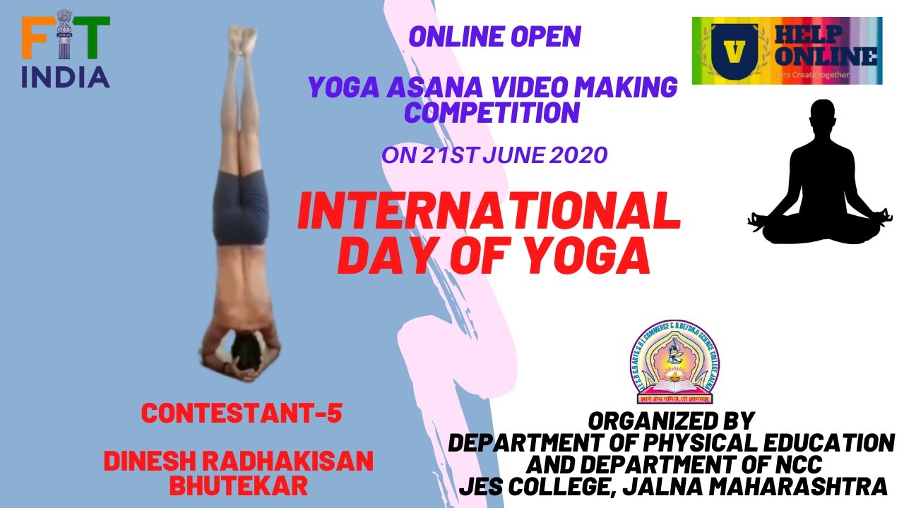 Contestant-05 ONLINE YOGA ASANA VIDEO MAKING COMPETITION - YouTube