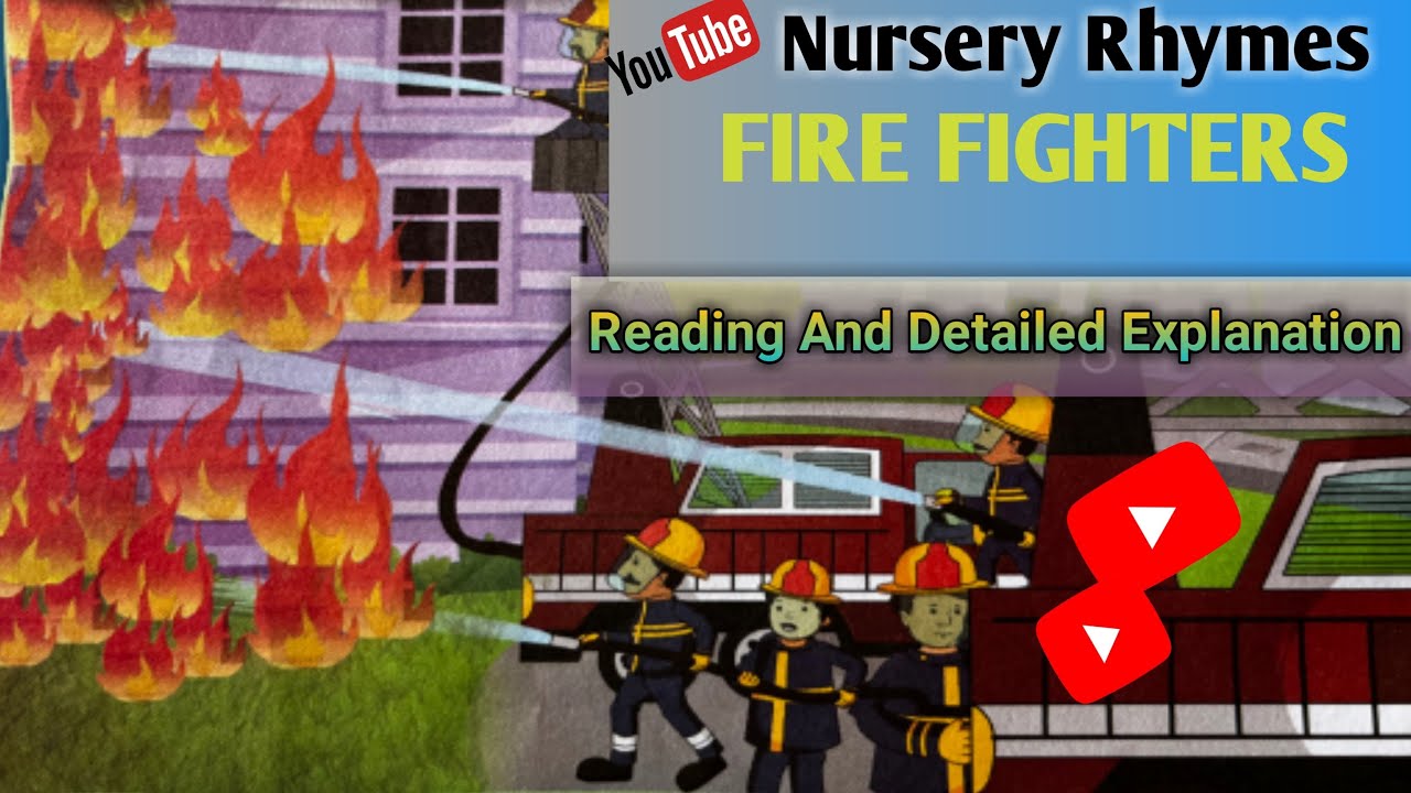 Fire Fighter | Jr Kg | Nursery Rhymes and songs | Vikas Apple | Poem ...