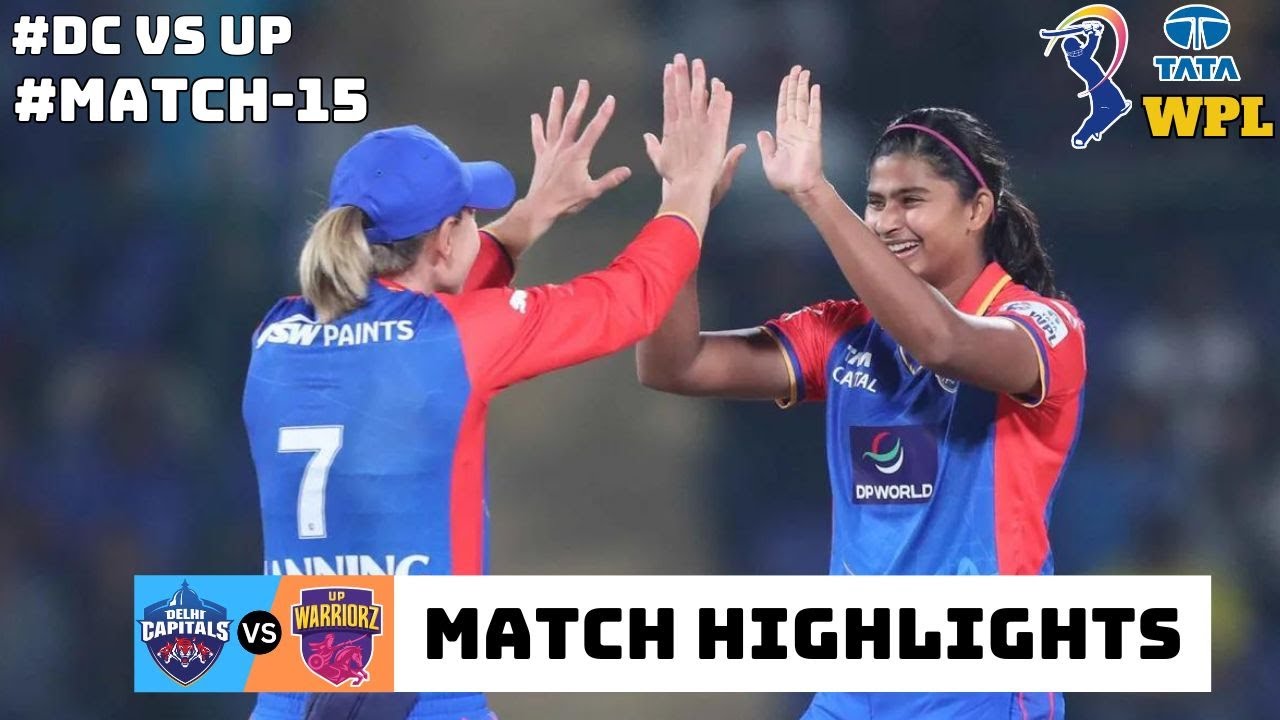wpl highlights 2024 : Delhi Vs UP | Women ipl 2024 Highlights | wpl ...