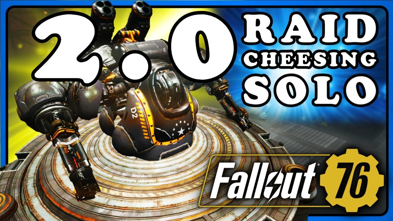Fallout 76: Raid Stage 1 Guardian EN06 Solo with Melee and Ranged. All ...