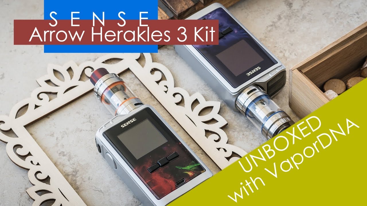 VaporDNA UNBOXED - with The Sense Linked Vape Arrow Herakles 3 Kit ...