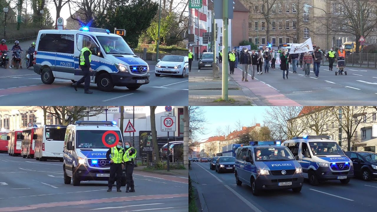[Demonstration + Daumen hoch vom Polizisten!] Corona Querdenker ...