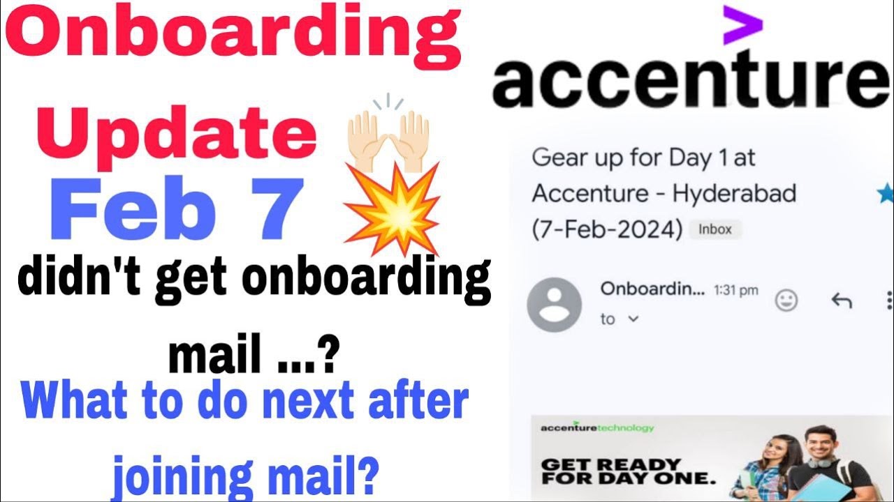 ACCENTURE LATEST ONBOARDING UPDATE || FEBRUARY 7 ONBOARDING|| PLACEMENT ...