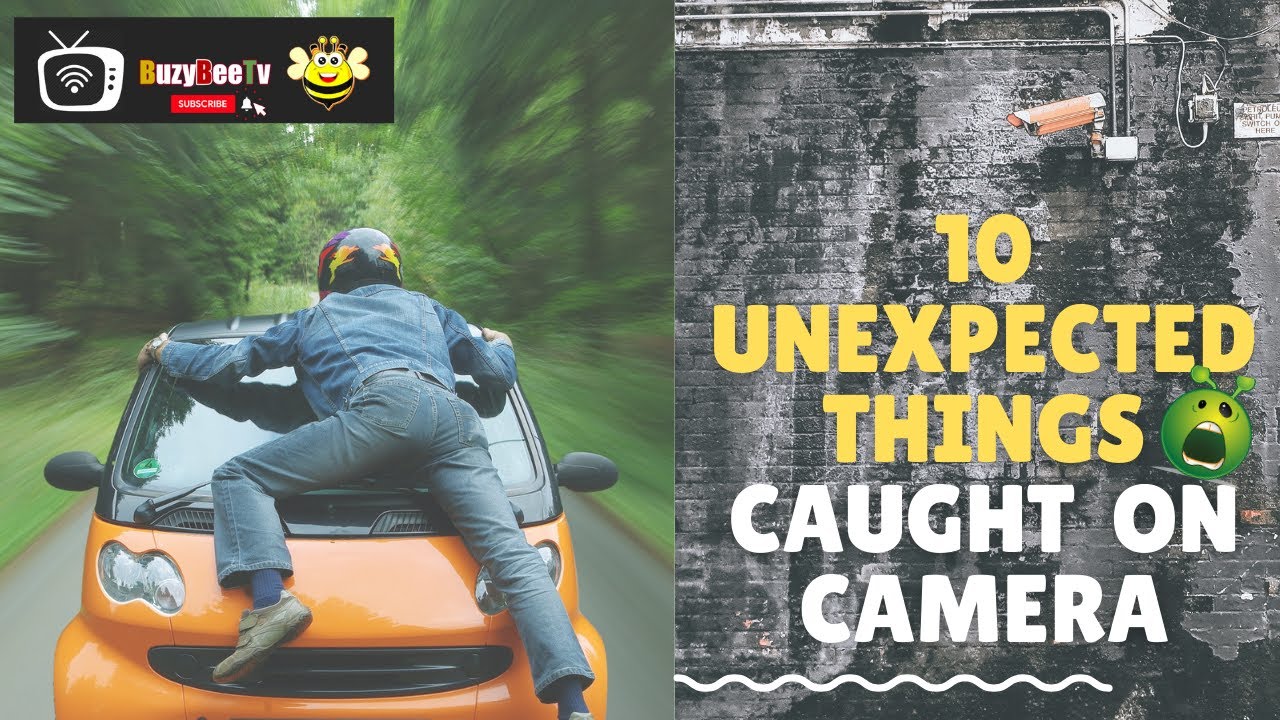 10 Unexpected Things Caught on Camera - COMPILATION - YouTube
