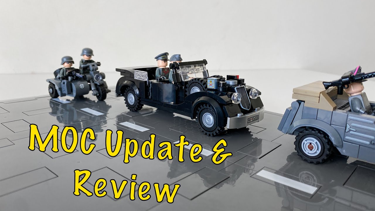 MOC Update Pt.1 & Brickmania Rommel’s Staff Car Review - YouTube