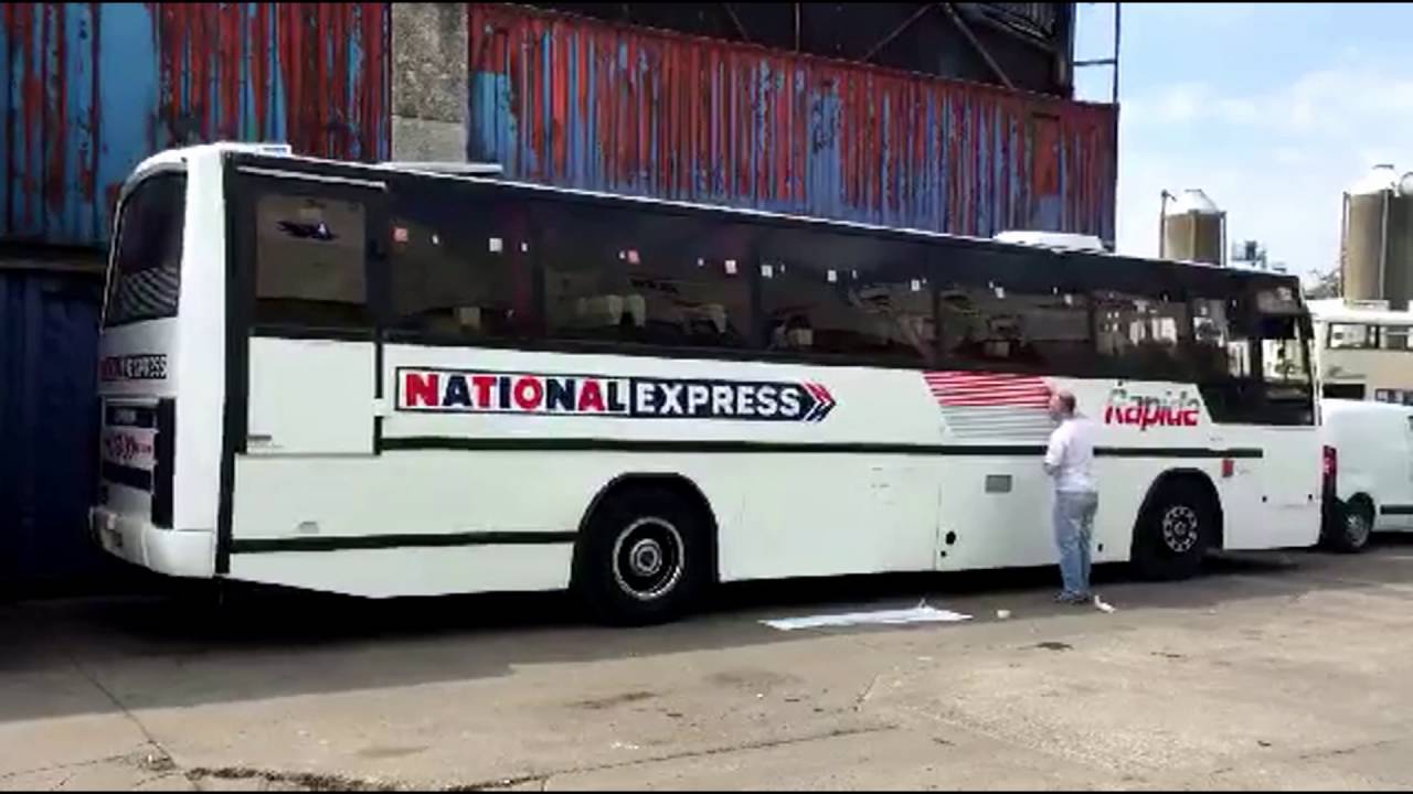 National Express Rapide livery application - YouTube