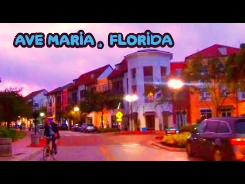 Ave Maria, Florida NEW CITY in Florida Everglades - YouTube