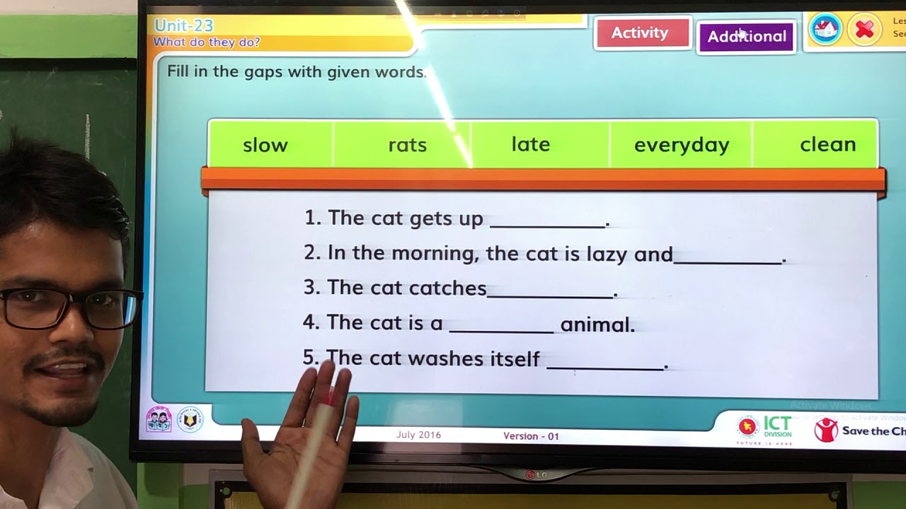 Class Three,English, Unit 23, Lesson 1- 3 - YouTube