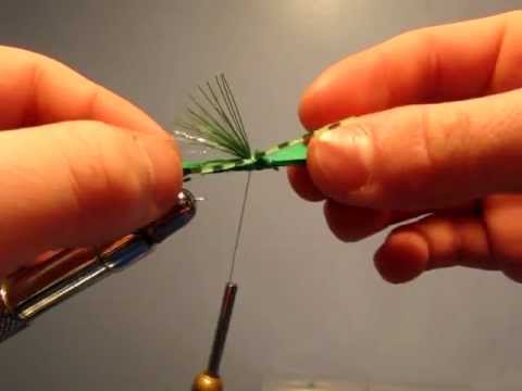 Fly Tying: Foam Grasshopper - YouTube