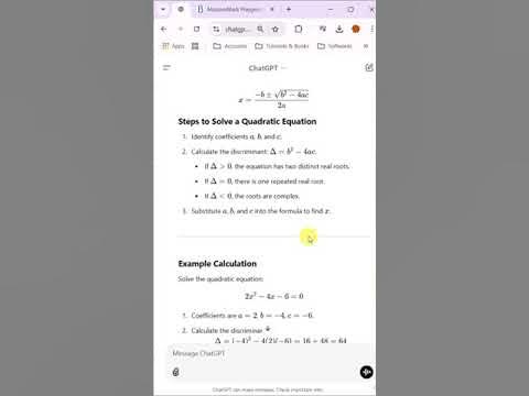 Copy ChatGPT Content to MS Word While Preserving Equations, Tables, and Formatting #chatgpt # ...