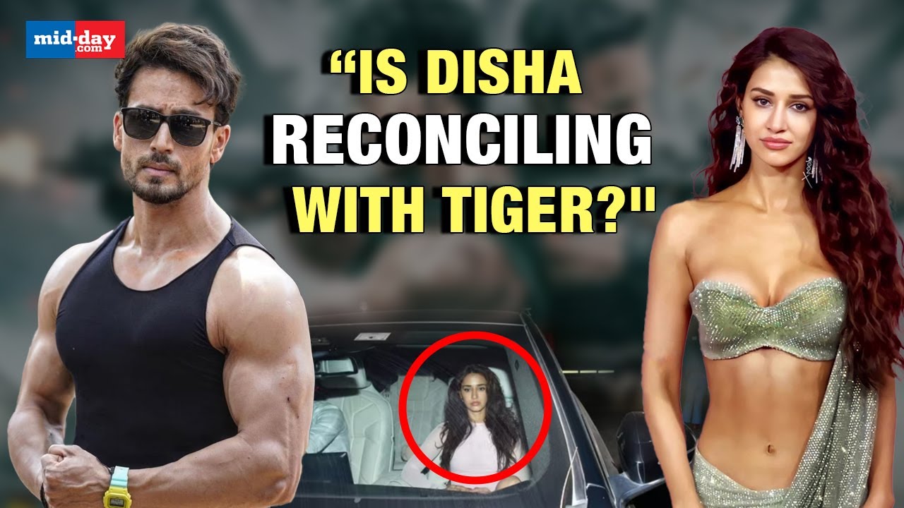 'Bade Miyan Chote Miyan' Screening: Disha Patani cheers for Tiger Shroff - YouTube
