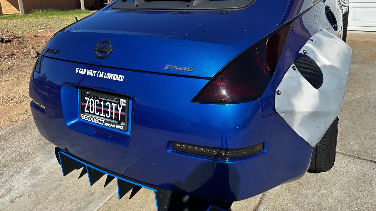 350z How to Tint Taillights and New Sparco Bucket Seat!! - YouTube
