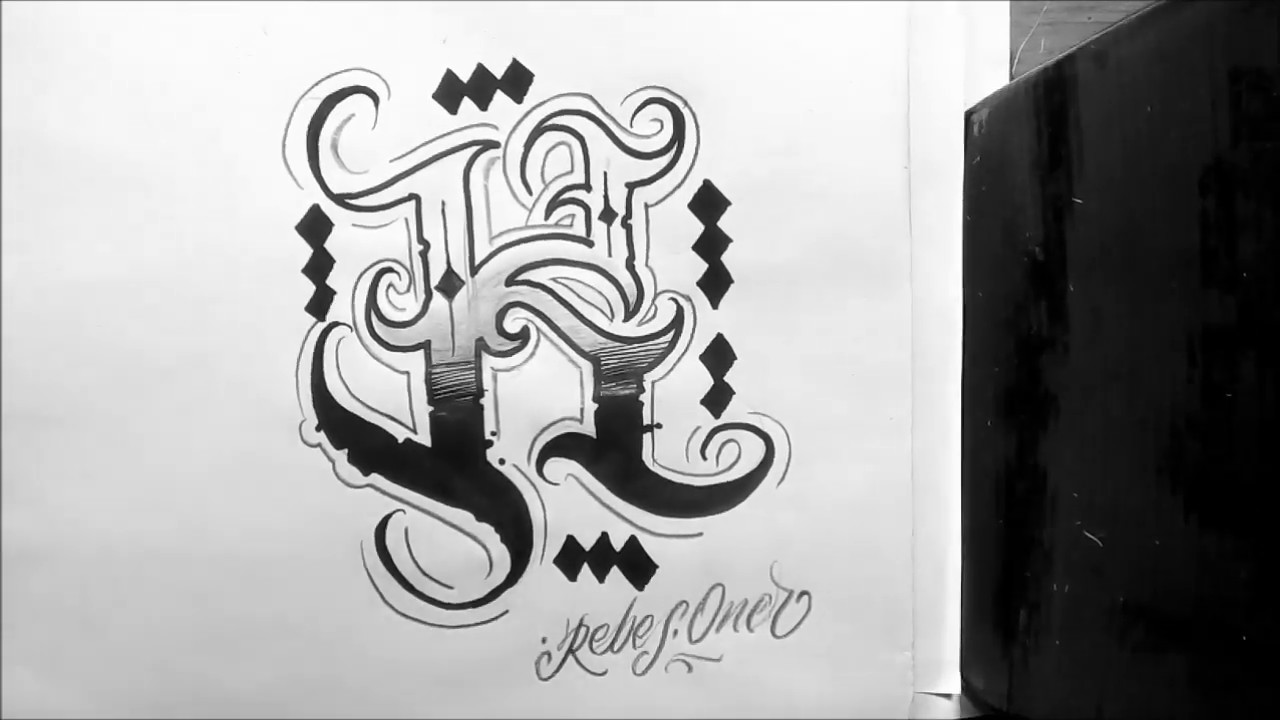 como hacer letras chicanas/drawing chicano lettering 2019 2020 ...