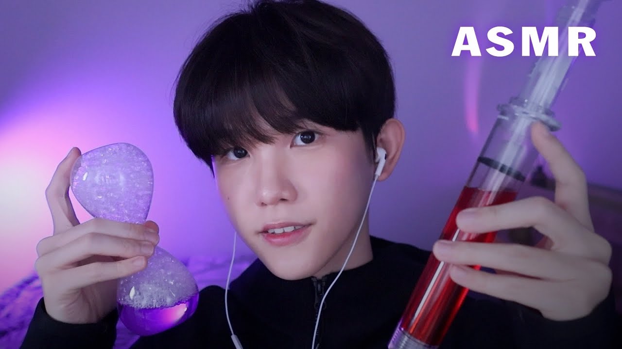 ASMR 기계인간 수리공 롤플레이 | HERO ASMR (Examination ASMR | Color Vision ASMR ...