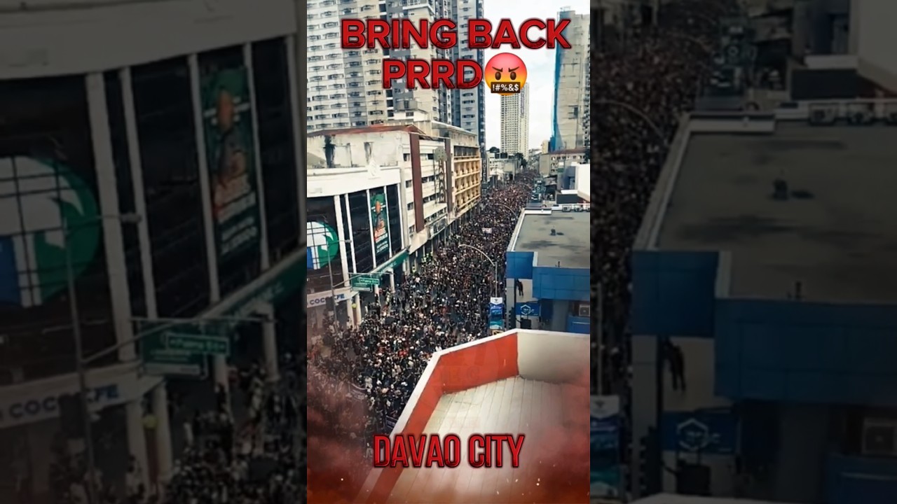 BRING BACK PRRD🤬🔥 DAVAO CITY IS NOW MARCHING TO DEFEND PRRD🇵🇭 #duterte ...