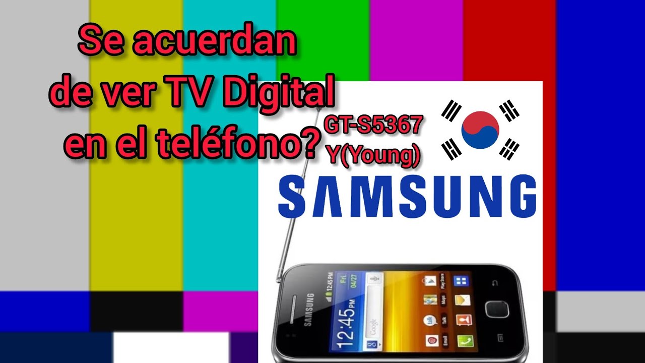 Samsung GT-S5367 Y (Young) con TV Digital abierta - YouTube
